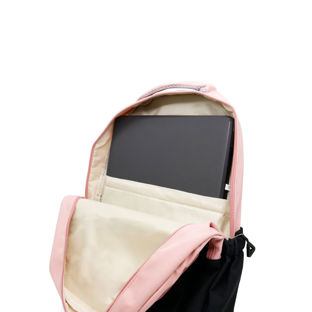 Mochila Porta Laptop para Mujer KAIDA KA24-218 Negro/Rosa | Conters